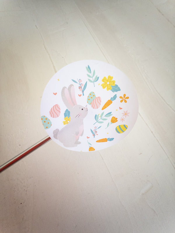 40 STICKER - CONEJO SELLO - Diloconamor!
